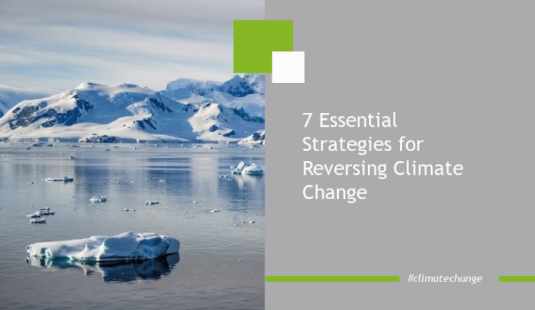 7 Essential strategies to reverse climate change